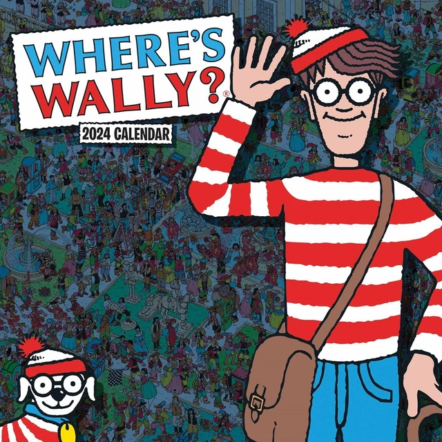 WHERE'S WALLY WALL Calendar 2024 by Carousel Calendars 240531 £10.96 ...