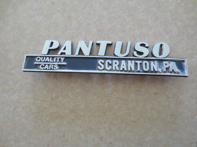 PANTUSO SCRANTON PA dealership metal car badge / emblem - EUR 25,49 ...