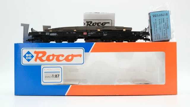 ROCO H0 46549 Schwerlastwagen (Stahlplatten) DB EUR 42,59 - PicClick DE