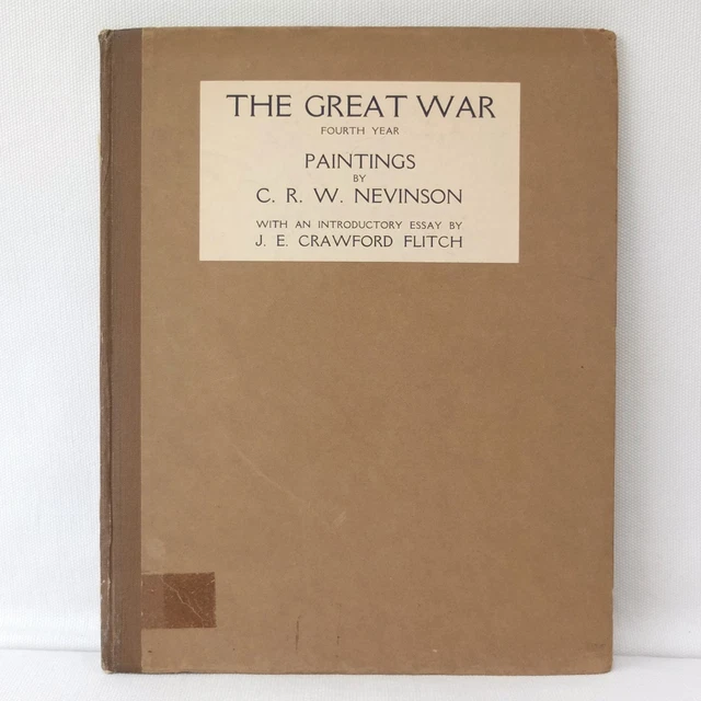 WW1 1918 GREAT WAR PAINTINGS by C R W NEVINSON SIGNED ART PRINT ...