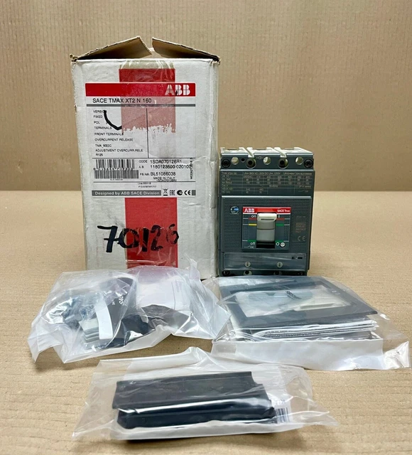 ABB SACE TMAX XT2N 160 Disjoncteur 3 Pole 125 Amp 1SDA070126R1 #NEW -2 EUR 341,60 - PicClick FR