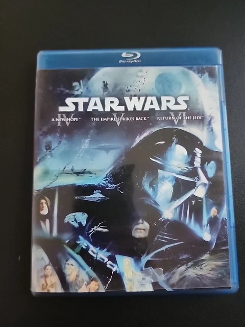 STAR WARS: THE Original Trilogy Episodes IV-VI (Blu-ray Disc, 2011, 3 ...