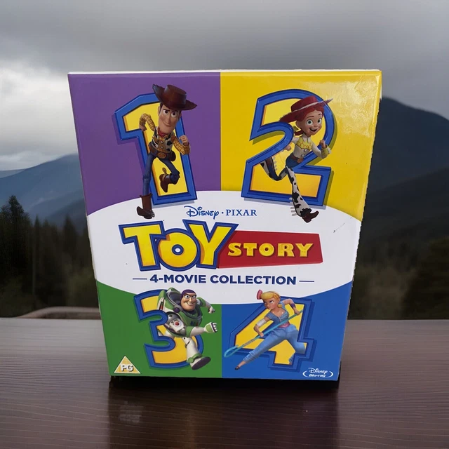 DISNEY PIXAR TOY Story 1-4 Movie Collection Blu Ray Plus Bonus Disc Box ...