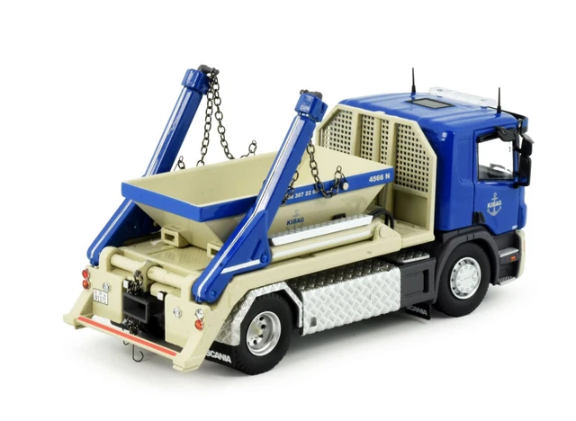 TEKNO 85011 - SCANIA CP16 4x2 Truck with Skip Bin Handler - KIBAG ...