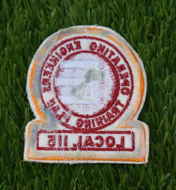 VINTAGE OPERATING ENGINEERS Training Plan Patch Local 115 Appx. 3" X 3 ...