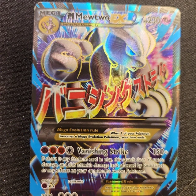 POKEMON MEGA Mewtwo EX Full Art Rare Card 159/162 Breakthrough £25.04 ...