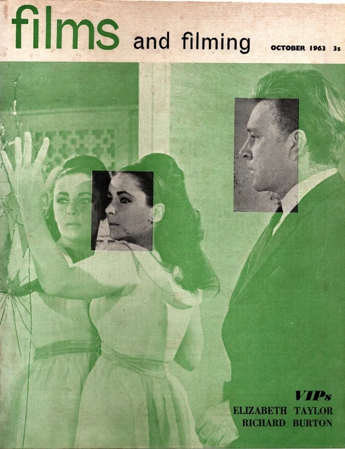 (F&F46) FILMS & Filming Magazine Cover Page 11X8" Oct 1963 Elizabeth ...