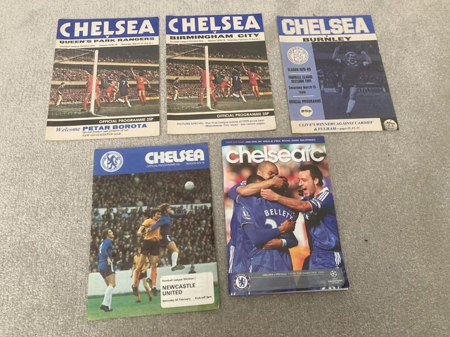 5 CHELSEA HOME Programmes, mainly 70's £4.00 - PicClick UK