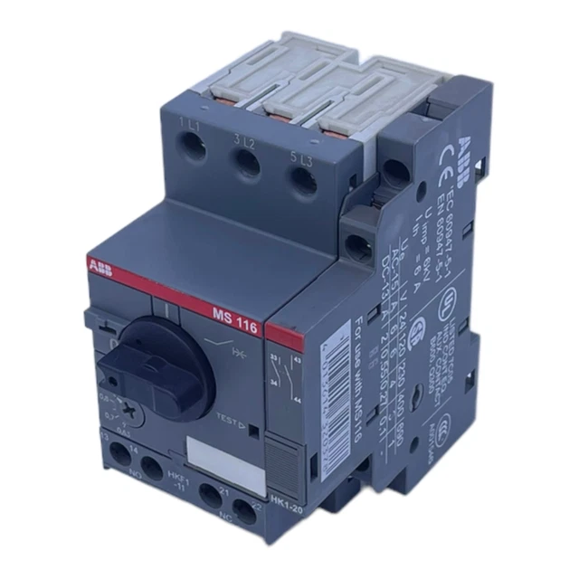 ABB MS166 + HK1-20 Disjoncteur De Protection Moteur 6kV 6 A EUR 59,29 - PicClick FR