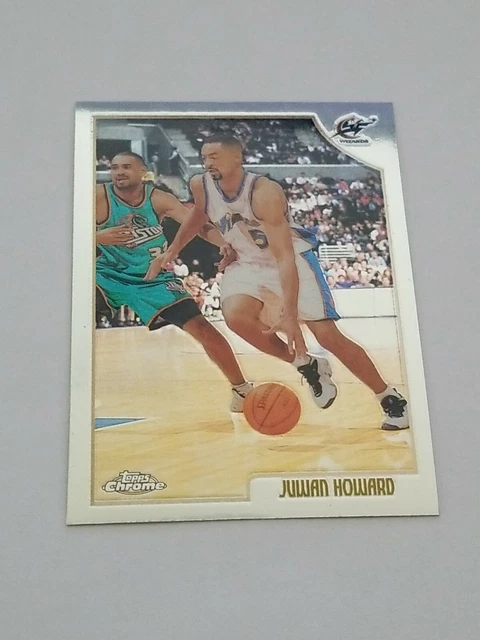1998-99 TOPPS CHROME Basketball #155 Juwan Howard Washington Wizards ...