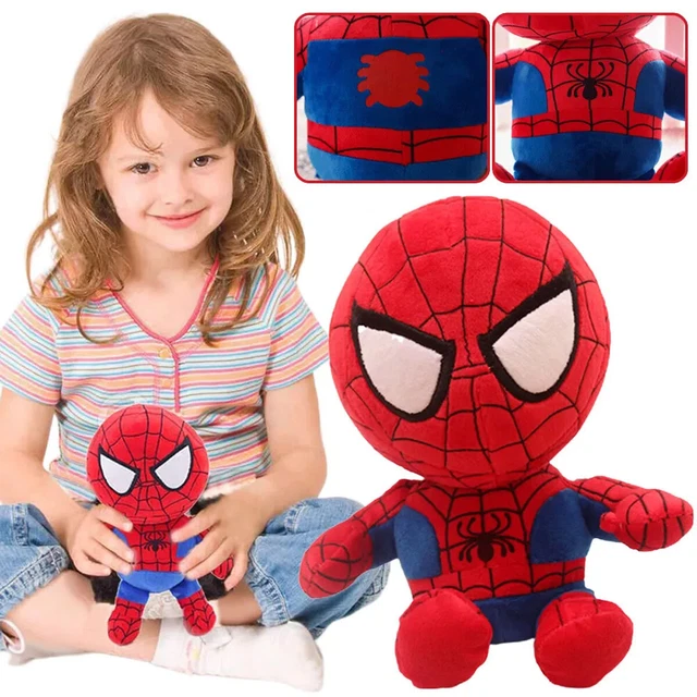 MARVEL SPIDER-MAN PLUSH Toy - Soft Stuffed Cartoon Doll, 27cm £7.45 ...