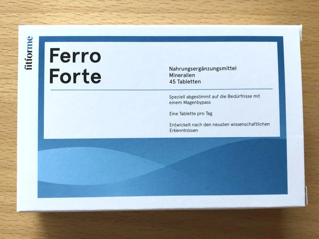FIT FOR ME Ferro Forte 45 Tab. * Eisen Mineralien Ergänzung ...