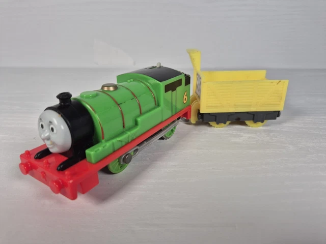 MOTORIZED TRACKMASTER PERCY Train Thomas and Friends Mattel 2013 With ...