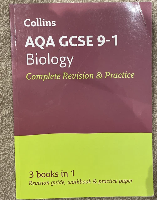 GCSE BIOLOGY AQA Complete Practice and Revision Guide- EXCELLENT, NEVER USED £2.80 - PicClick UK