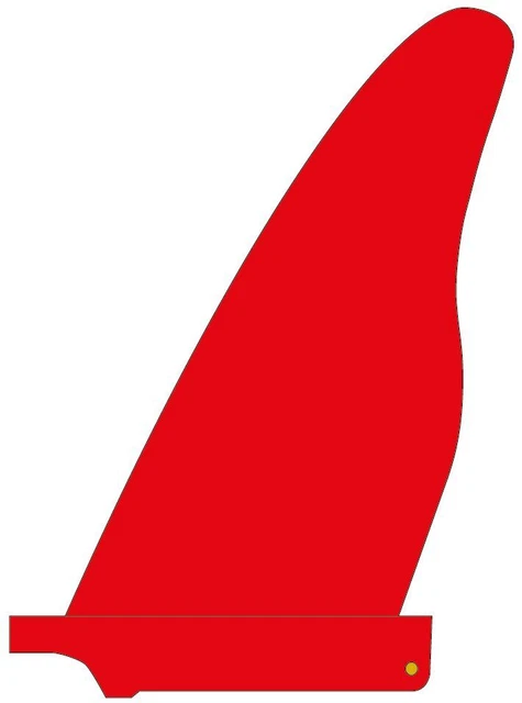 MAUI ULTRA FINS Windsurf Finne X-WAVE ROT-WEIß Powerbox - Größe 22 cm ...