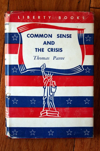 COMMON SENSE AND The Crisis di Thomas Paine 1946 HC/DJ Philosophy ...