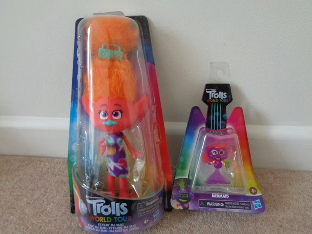 TROLLS TREEHOUSE & World Tour Stylin' DJ Suki Fashion Doll & Mermaid 2 ...