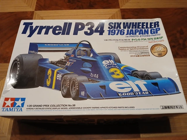 TAMIYA 1:20 TYRRELL P34, 50 Jahre Sonderedition, neu OVP EUR 1,00 ...