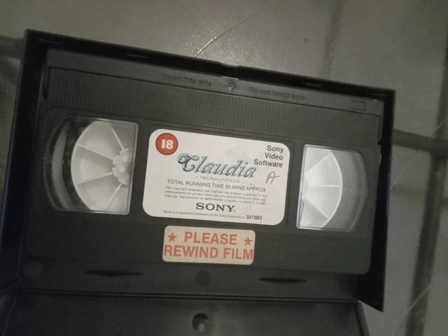 CLAUDIA - VHS ex rental BIG BOX Deborah Raffin SONY PICTURES £20.00 ...