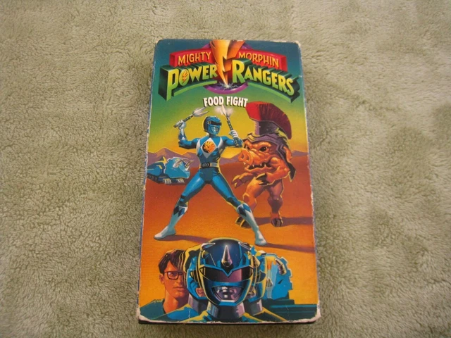 POWER RANGERS VHS tape, PUTTY ON THE BRAIN, special features, Saban ...