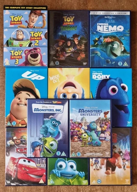 DISNEY PIXAR ANIMATED Film DvD Bundle X13 Family Movies Cert PG New ...