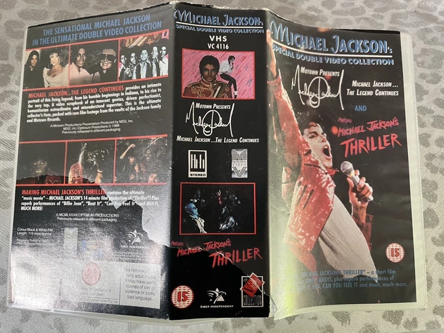 MICHAEL JACKSON SPECIAL Double Video Collection 1992 90's VHS / RARE ...