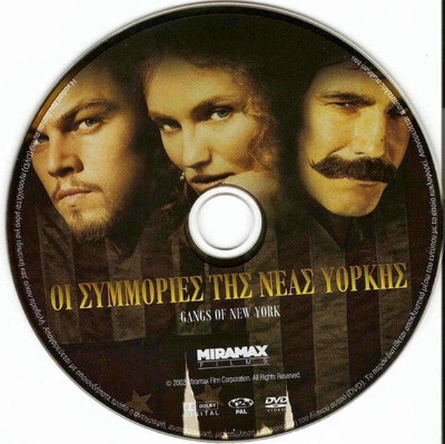 GANGS OF NEW YORK (Daniel Day-Lewis, Cameron Diaz, Leonardo DiCaprio ...