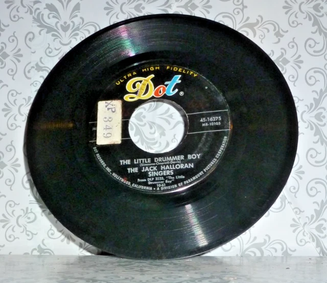 THE JACK HALLORAN Singers The Little Drummer Boy/Mary's Little Boy ...