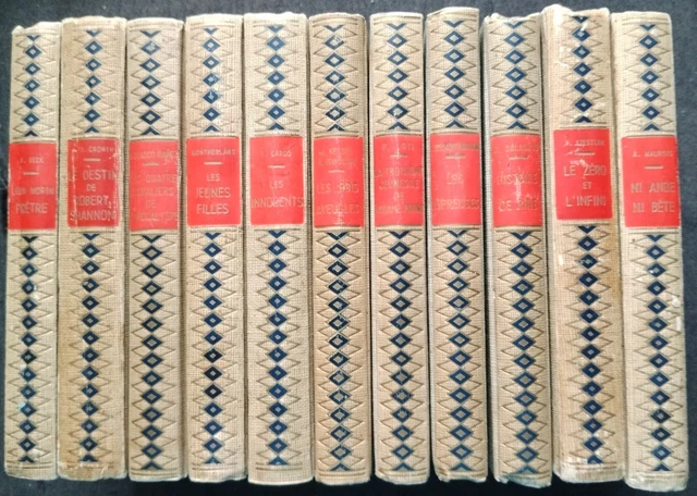LE LIVRE DE Poche ancien 11 volumes Beck / Carco / Loti / Maurois ...