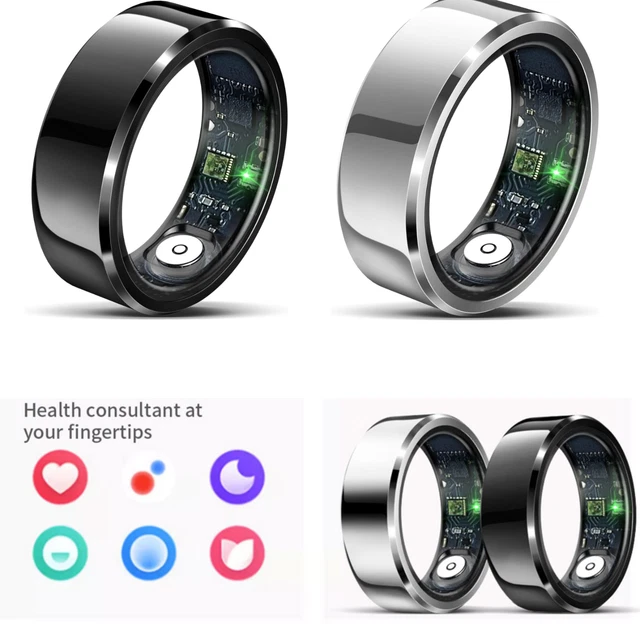 SMART RING FITNESS Tracker |Health|Sport Calorie counter, HR, BO ...