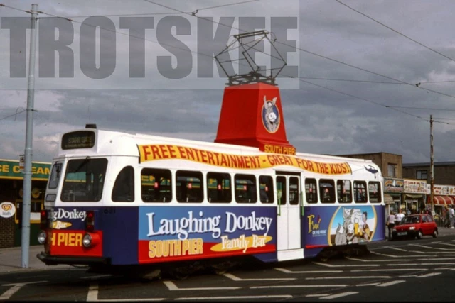 35MM SLIDE BLACKPOOL Transport Single Decker Tram Strassenbahn 631 2003 Original £4.99 - PicClick UK