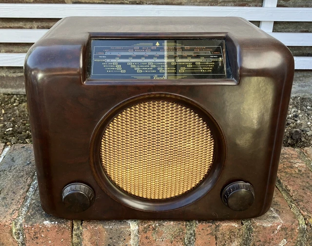 BUSH DAC 90A Bakelite Radio £30.00 - PicClick UK