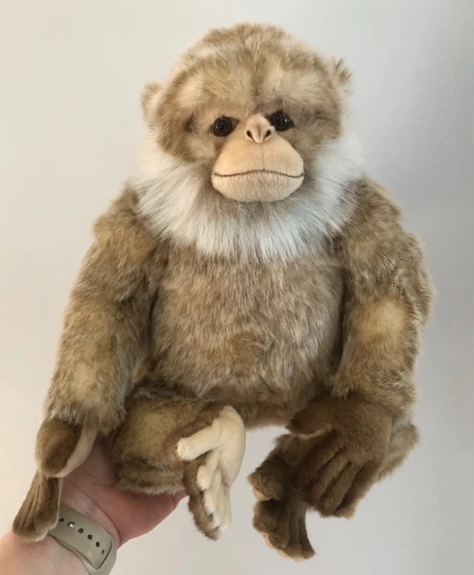 HANSA BARBARY MACAQUE Salem Monkey plush soft toy, realistic, life like ...
