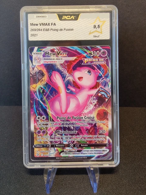 CARTE POKÉMON - Mew Vmax 269/264 PCA 9,5 - Epée & Bouclier Poing de Fusion - FR EUR 300,00 ...