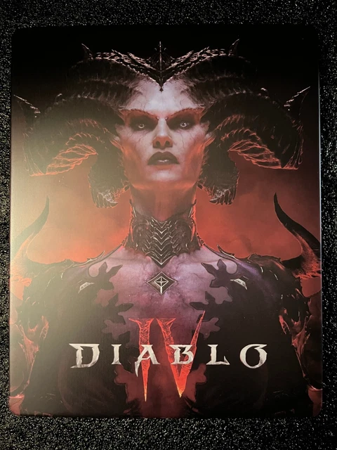 DIABLO IV PS4/PS5/XBOX/PC Custom-Made G2 Steelbook Case (NO GAME) $38. ...