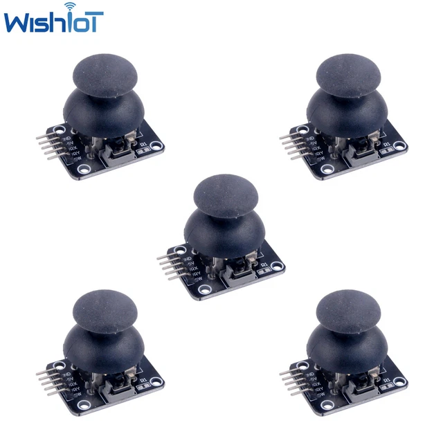 5PCS FOR ARDUINO Dual-axis XY Joystick Module PS2 Joystick Control ...