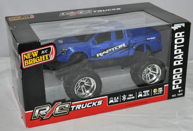 NEW BRIGHT REMOTE Control RC Blue Ford Raptor F-150 Truck 2.4 GHz 2020 ...
