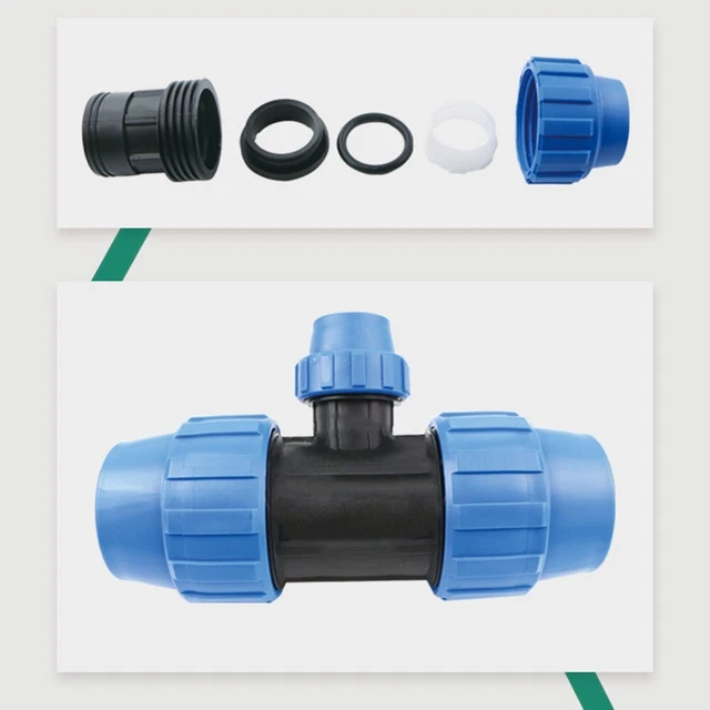 RELIABLE SCREW JOINT PE Pipe Connector for Drinking Water Applications ...