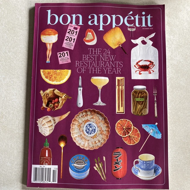 BON APPETIT MAGAZINE Oct 2023 Best New Restaurants Of The Year £8.95 ...