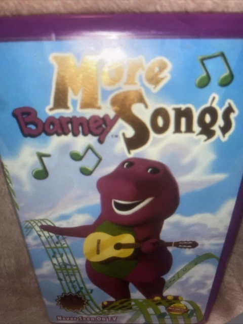 BARNEY THE DINOSAUR More Barney Sings 1999 VHS Clamshell Case $5.49 ...