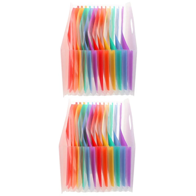 2 PCS EXPANDABLE Folder Standing Document File Organizer for Office $46 ...