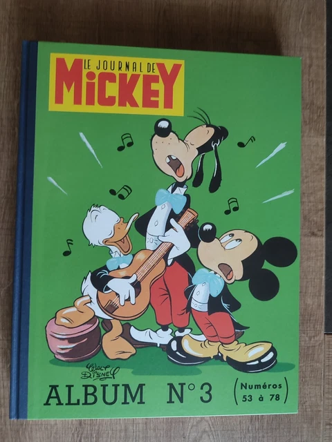 ALBUM / RELIURE Le Journal de Mickey n°3 de 1953 - TTBE EUR 280,00 ...