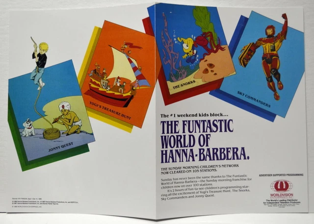 HANNA BARBERA STYLE Guide PROMO FOLDER- JONNY QUEST Rare Original ...