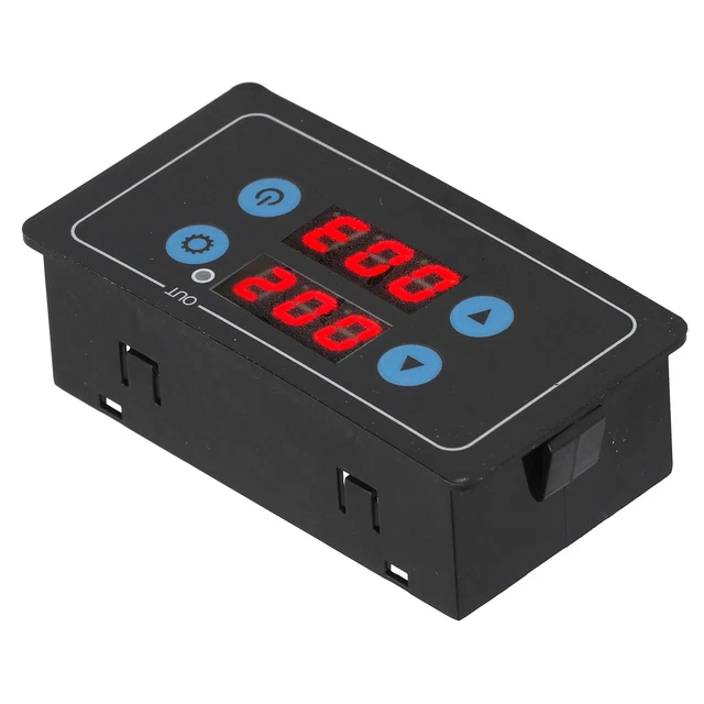 TIMER RELAY MODULE LCD Cycle Timing Switch Board Time Relay Controller ...