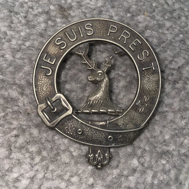 MILITARY BADGE LOVAT Lovat's Scouts Yeomanry British Army Scotland Je ...