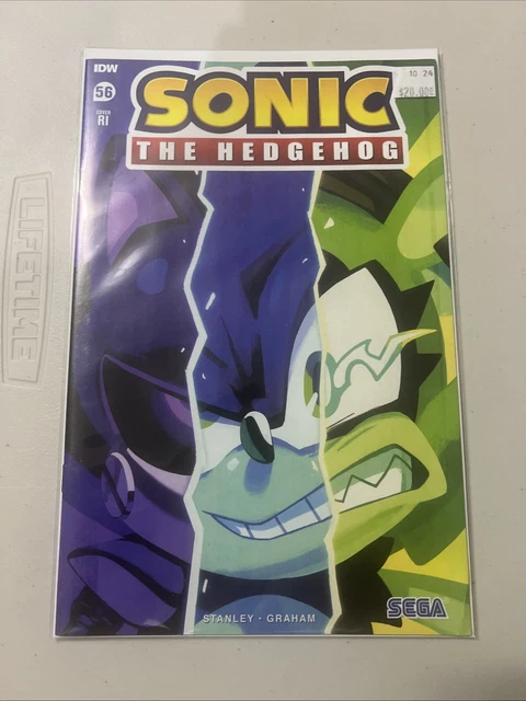 SONIC THE HEDGEHOG #56 1:10 Fourdraine Variant IDW Publishing 2022 £18. ...