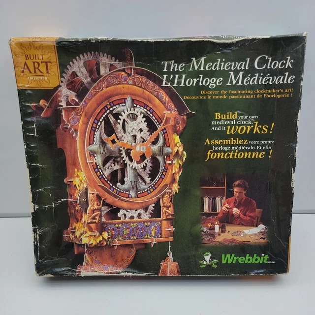 MEDIEVAL CLOCK BUILT Art Collection Build Your Own Working Clock ...