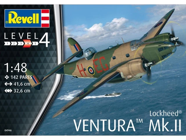 REVELL KIT 1:48 Lockheed Ventura Mk Ii Art 04946 Aircraft £42.46 ...