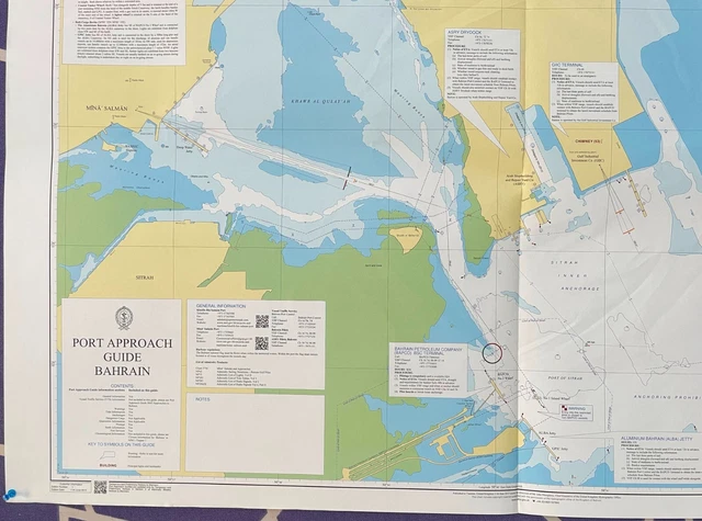 ADMIRALTY 8042 PORT APPROACH GUIDE BAHRAIN Map Chart Maritime Genius ...