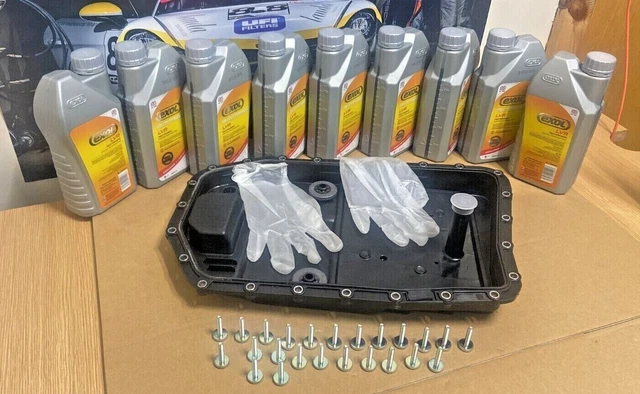 BMW AUTOMATIC TRANSMISSION Gearbox Sump Pan Filter 9L Oil Kit 6Hp19 ...